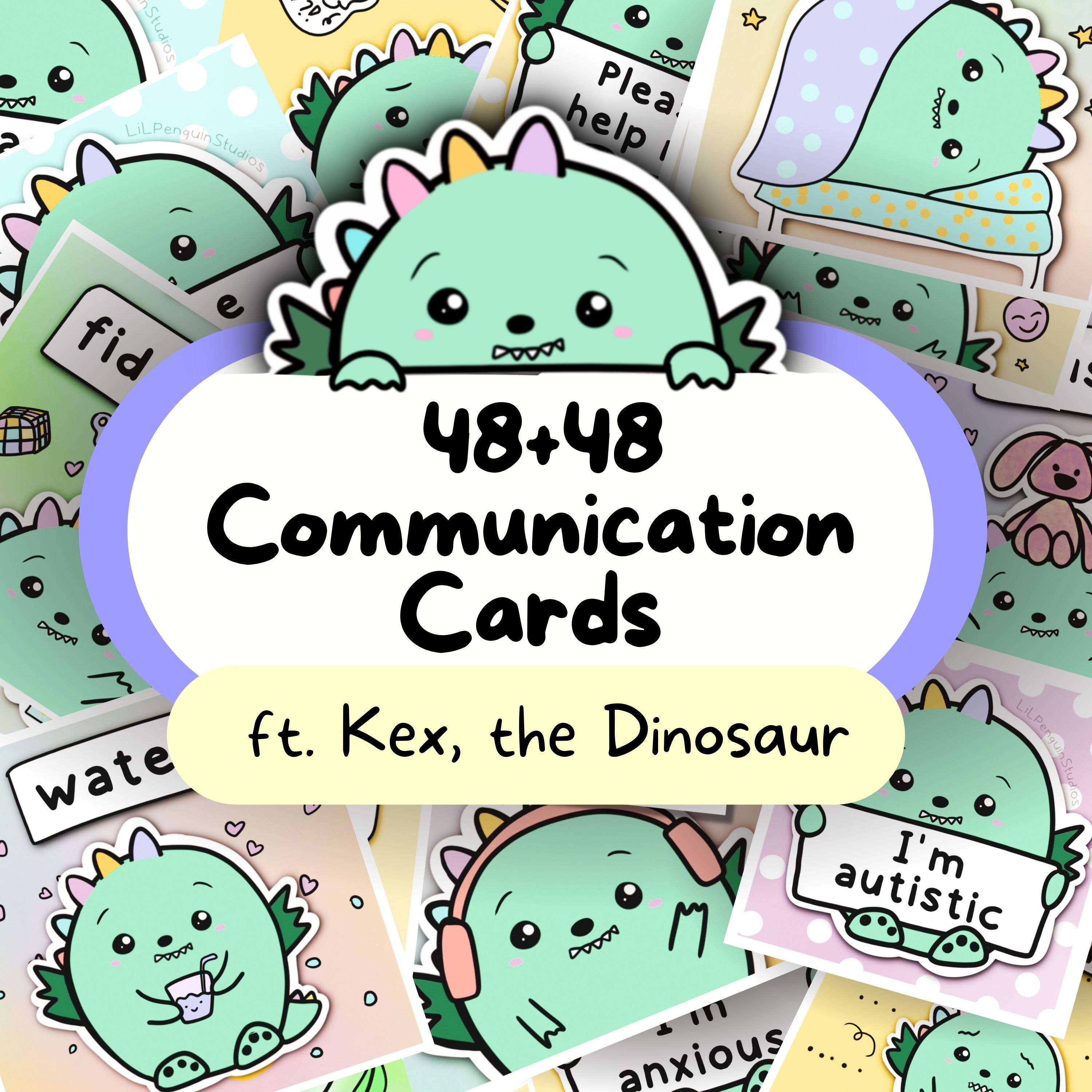 Autism Communication Card Set | LiL Penguin Studios