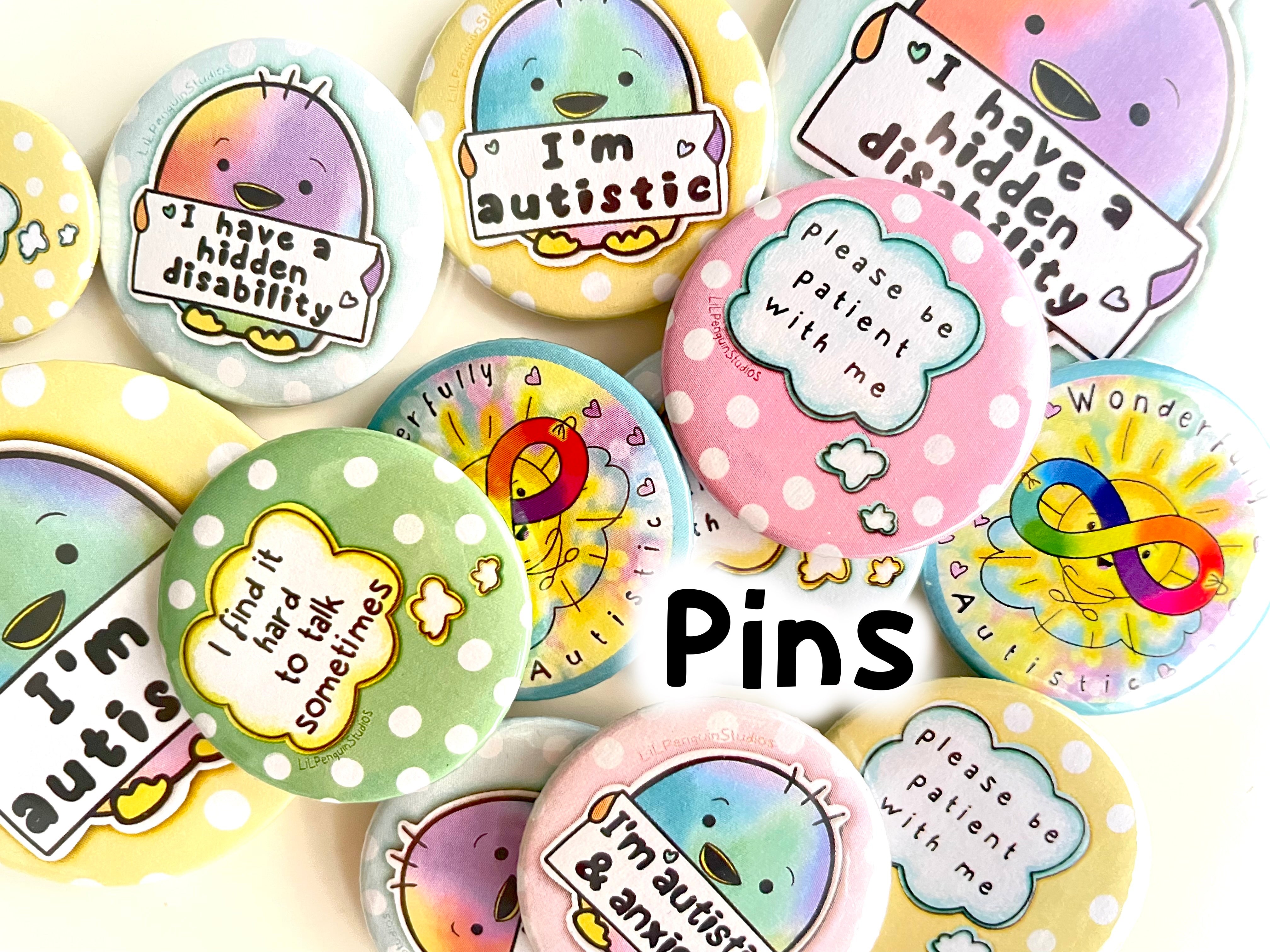 Pins & Totes – LiL Penguin Studios