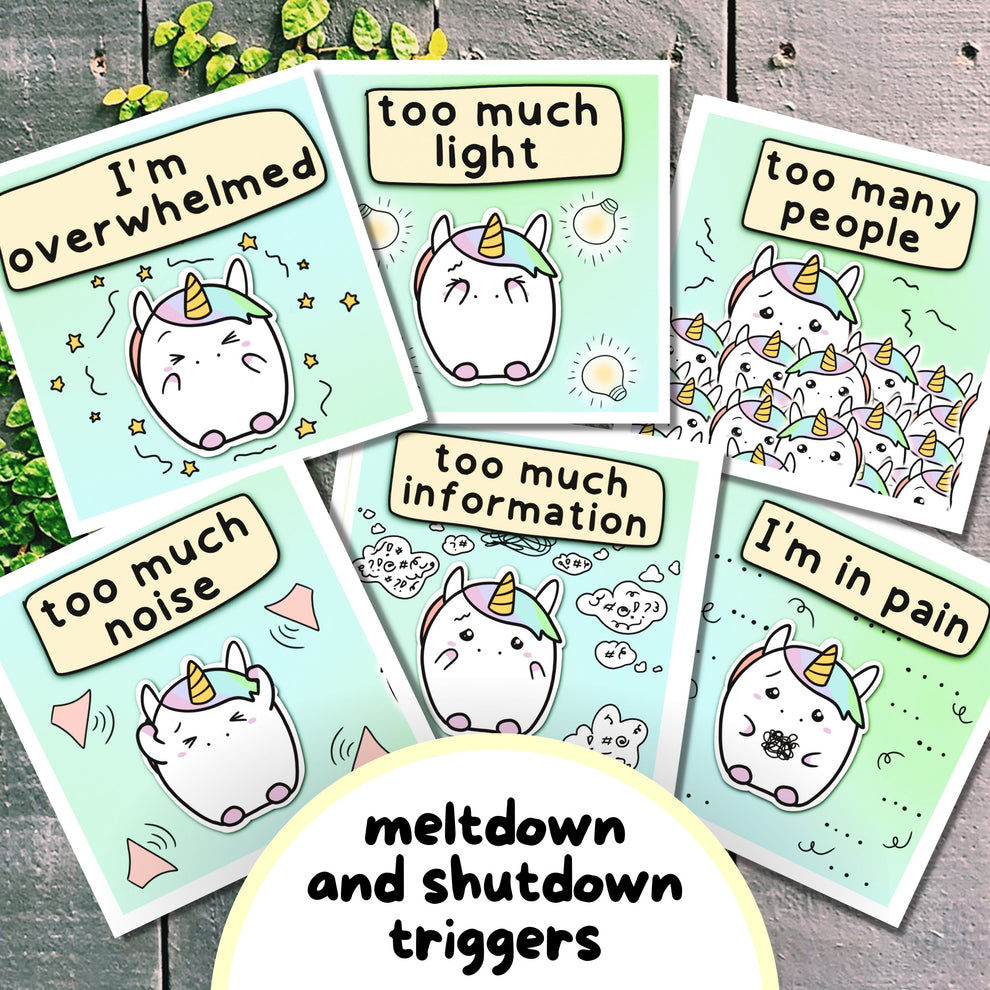 Unicorn Communication Cards & Affirmations | LiL Penguin Studios