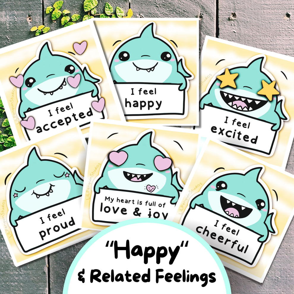 Feelings Autism Communication Cards | LiL Penguin Studios