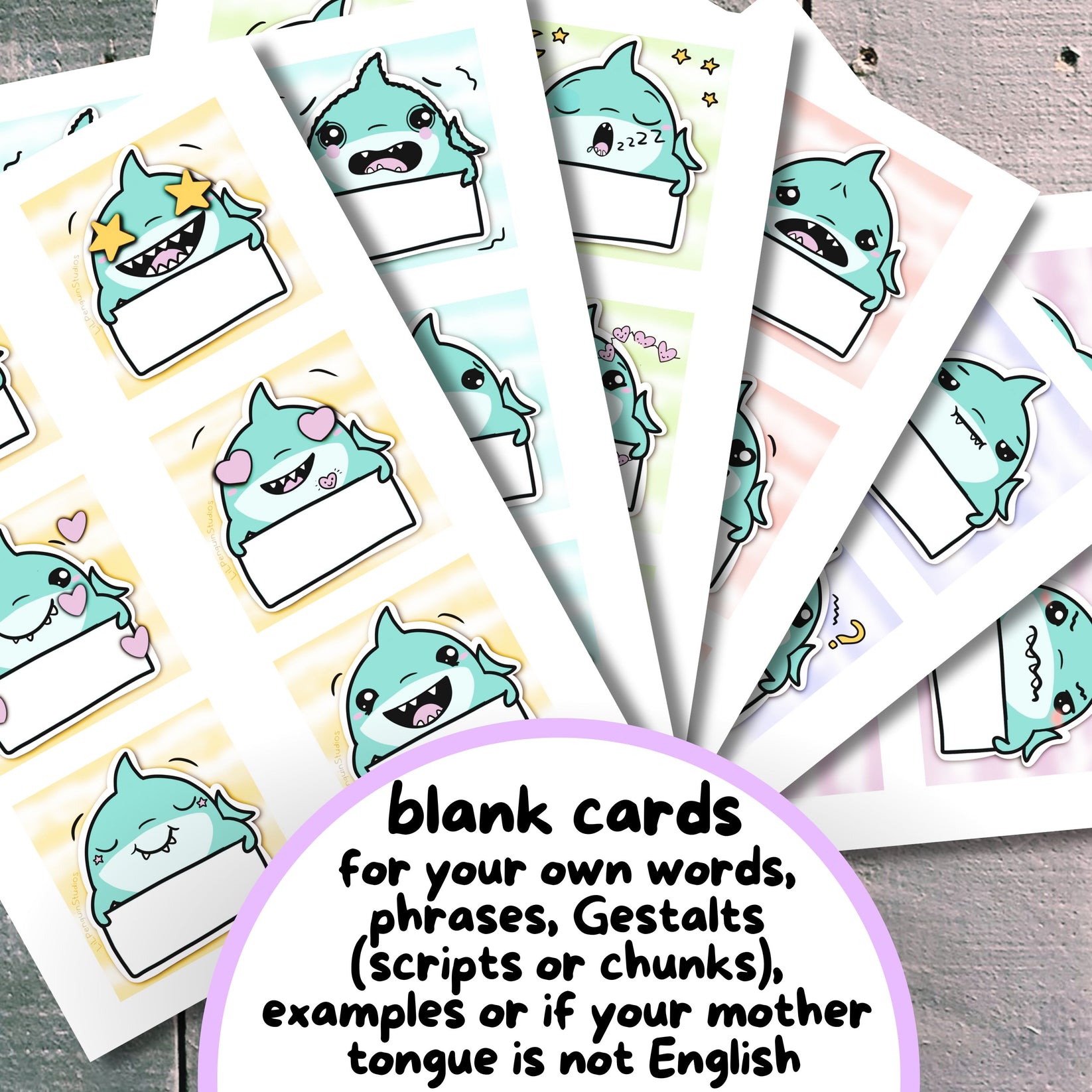 Feelings Autism Communication Cards | LiL Penguin Studios