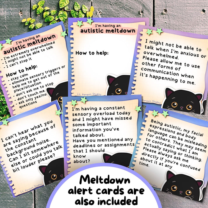Autistic Self-Advocacy Cards | LiL Penguin Studios