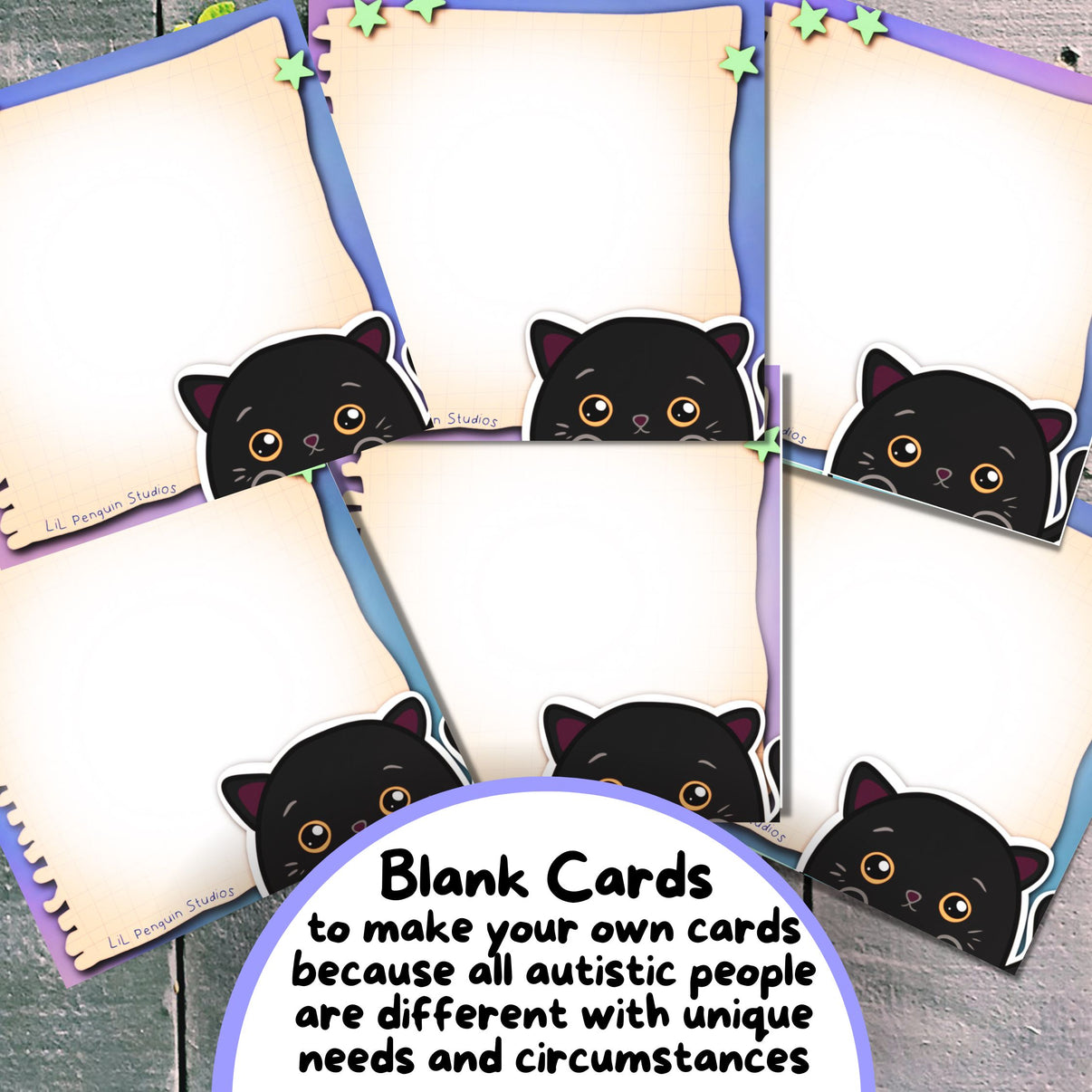 Autistic Self-Advocacy Cards | LiL Penguin Studios