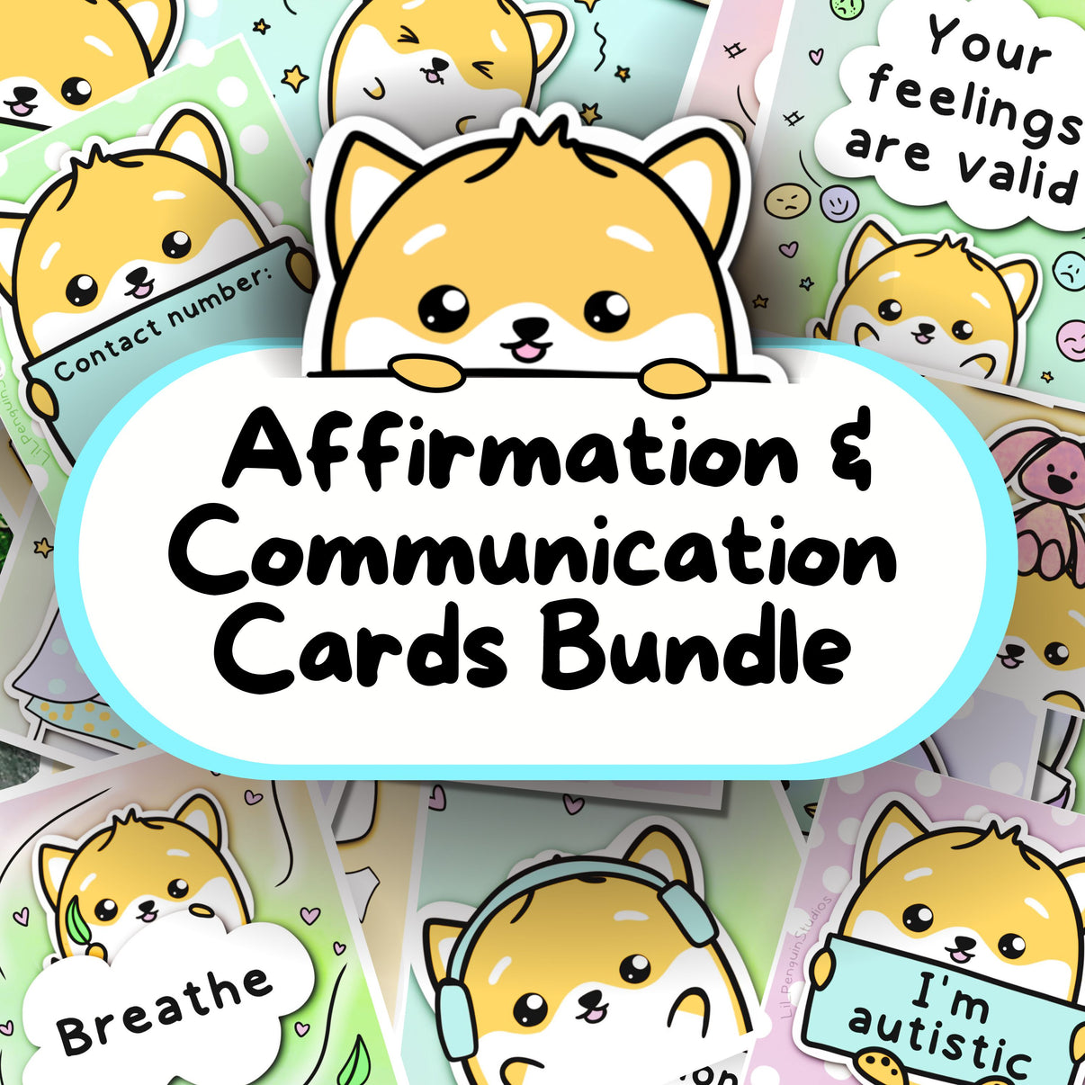 Dog Affirmation and Communication Card | LiL Penguin Studios