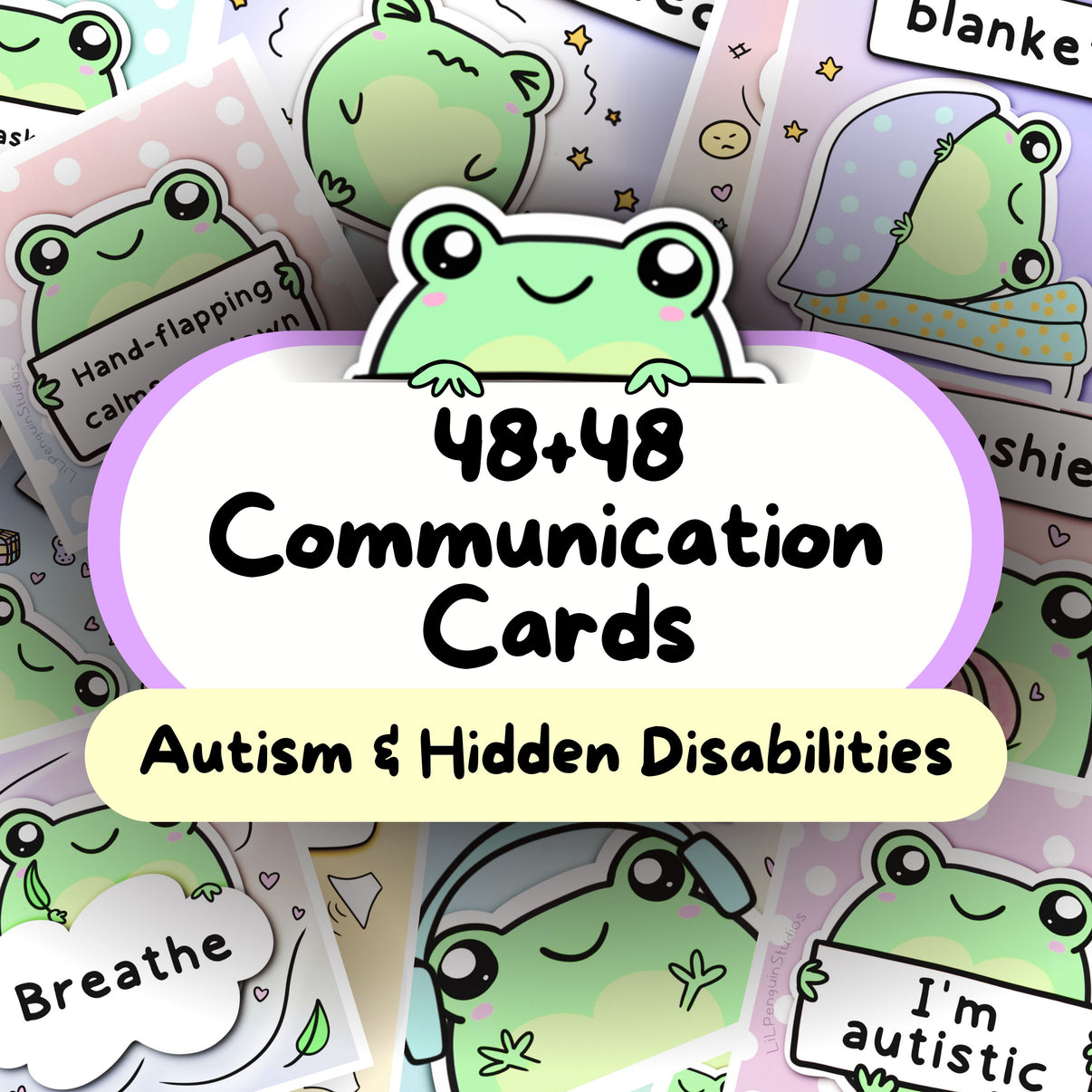 Adult Communication Cards for Autism | LiL Penguin Studios