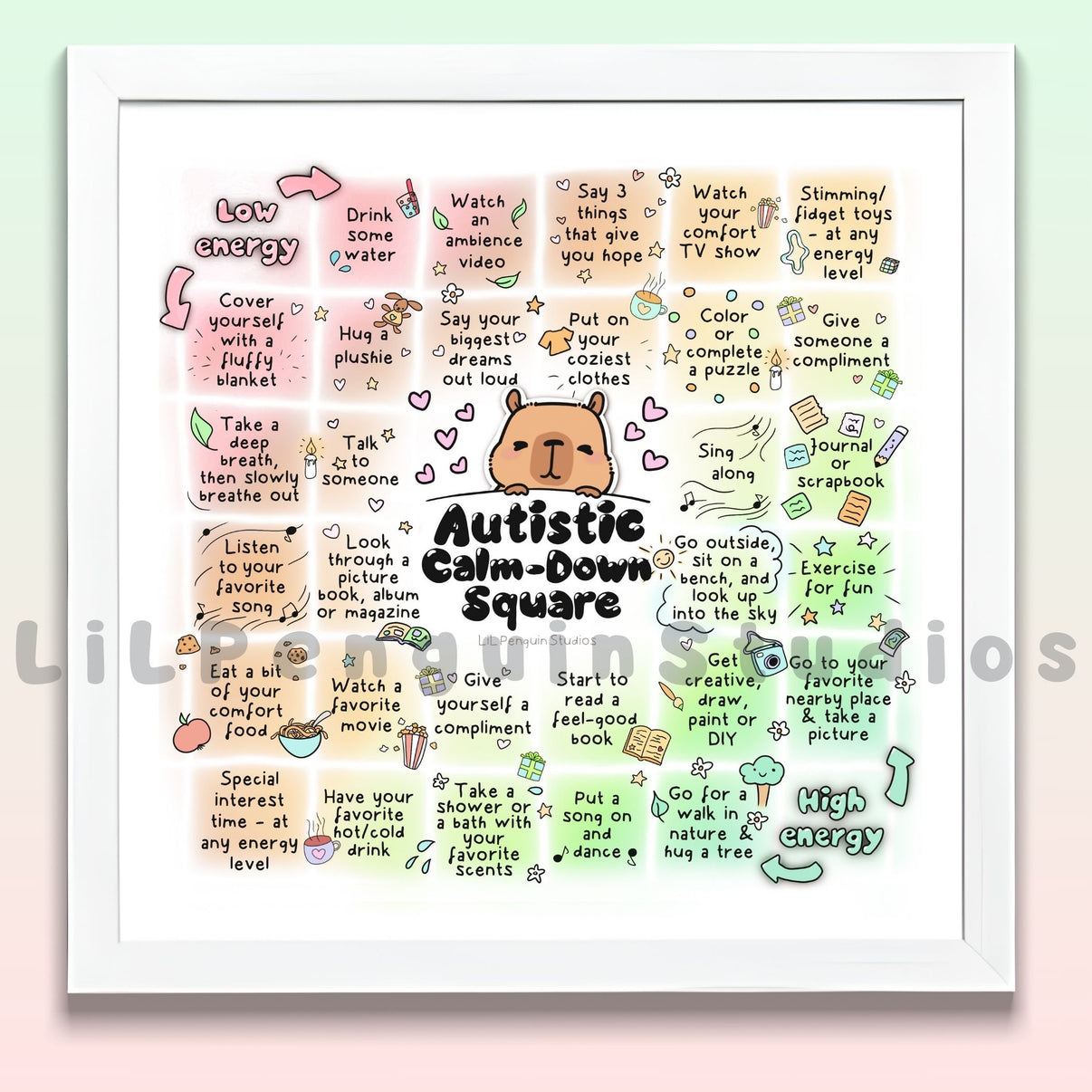 Capybara Autism Calm Kit | LiL Penguin Studios