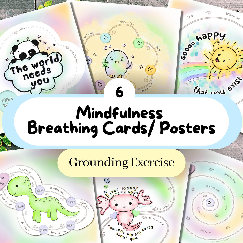 Communication Cards, Affirmations, Grounding – LiL Penguin Studios