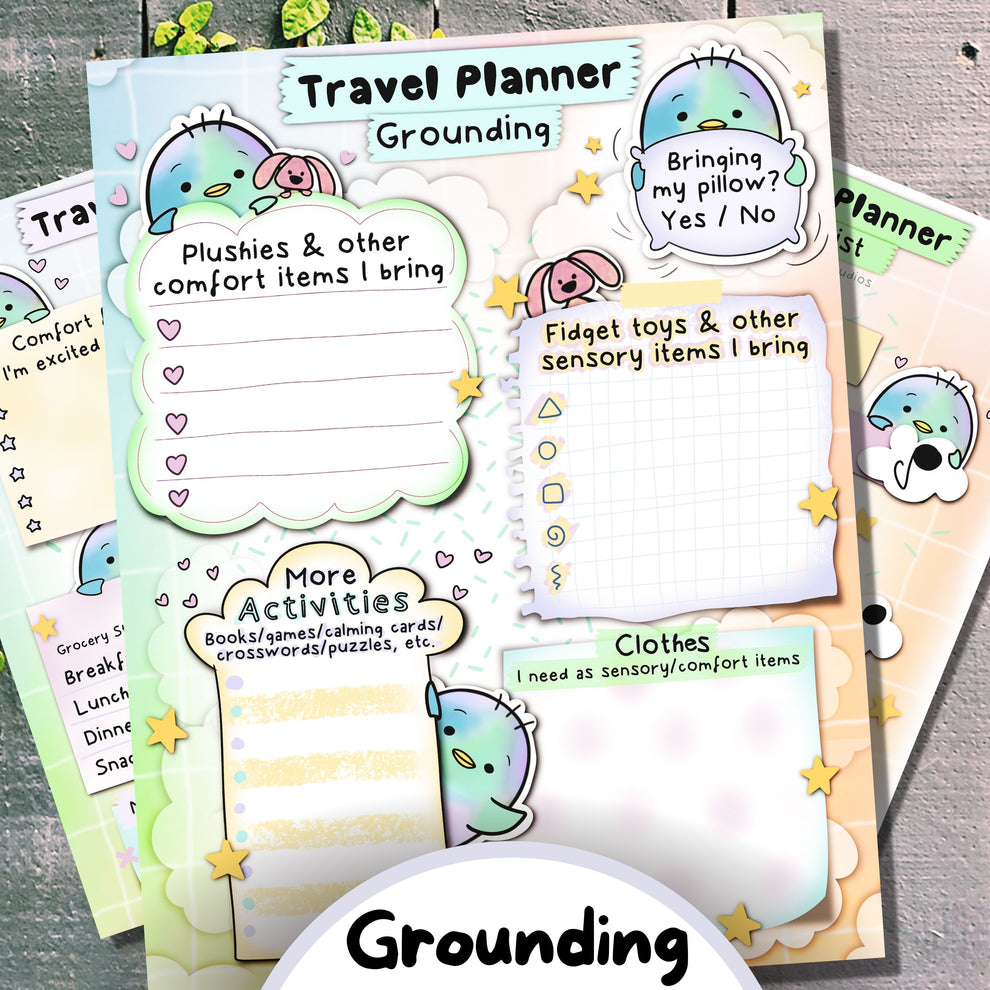 Autism Travel Planner and Journal Pages | LiL Penguin Studios