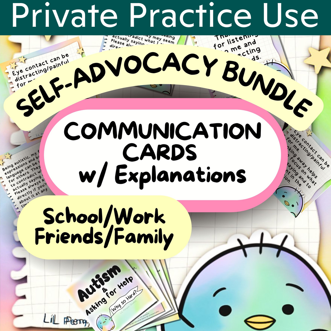 Self-Advocacy – LiL Penguin Studios