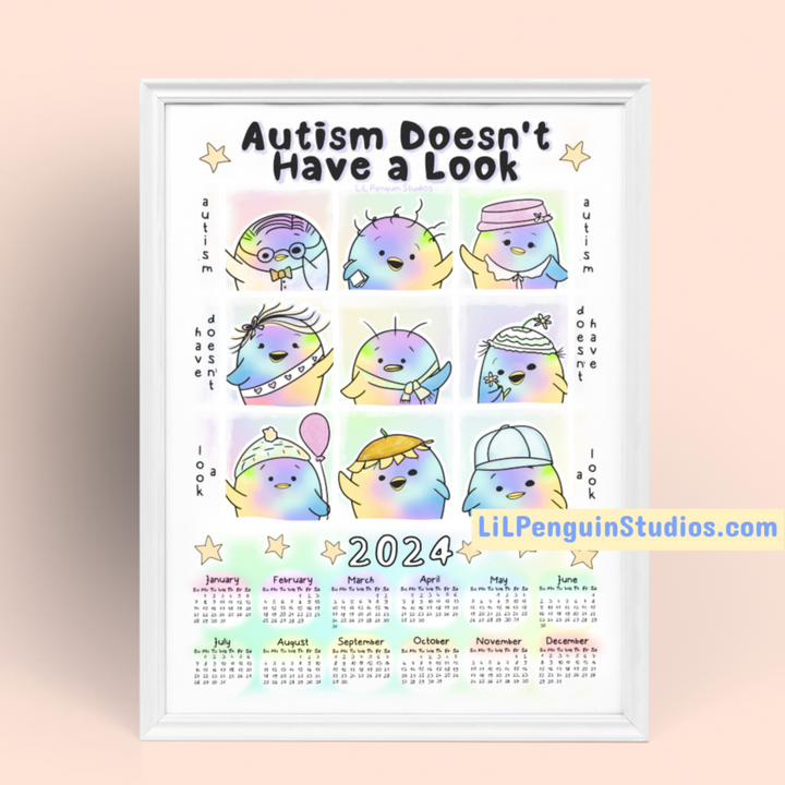 Autism Printable Calendars | LiL Penguin Studios