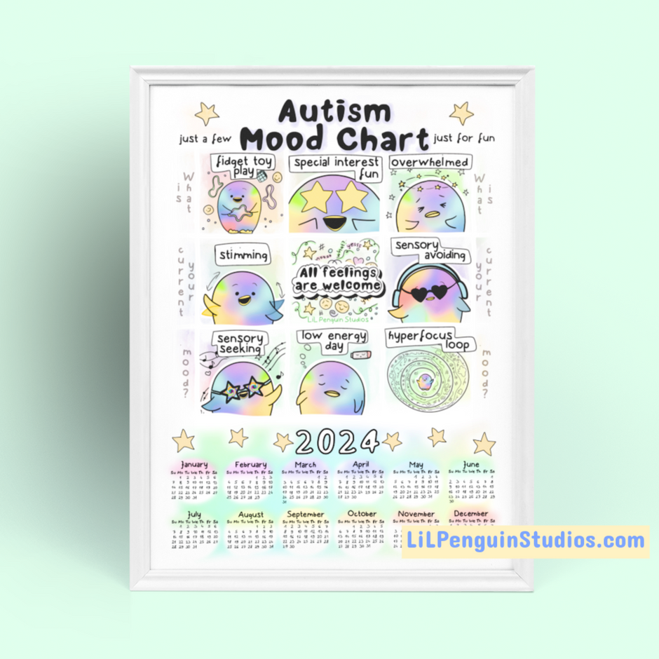 Autism Printable Calendars | LiL Penguin Studios