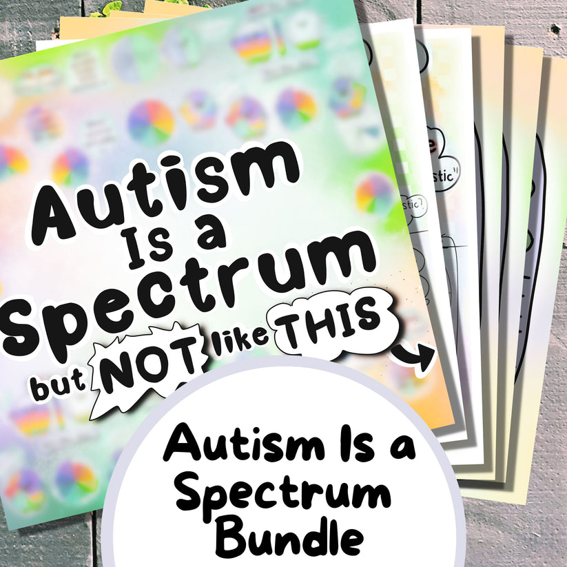 'Autism Is a Spectrum' Printable Bundle | LiL Penguin Studios